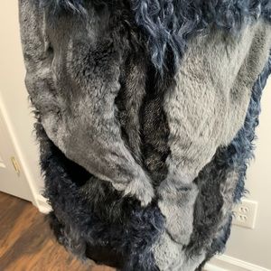 Louis Vuitton | Jackets & Coats | Louis Vuitton Silk Rabbit Calfskin ...